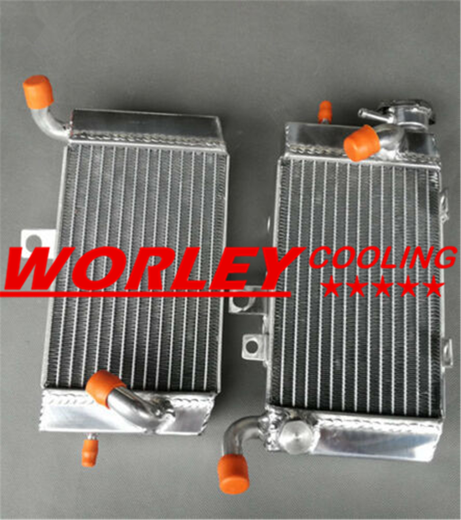 QLD-Left and Right aluminum radiator for HONDA XRV750 XRV 750 AFRICA ...