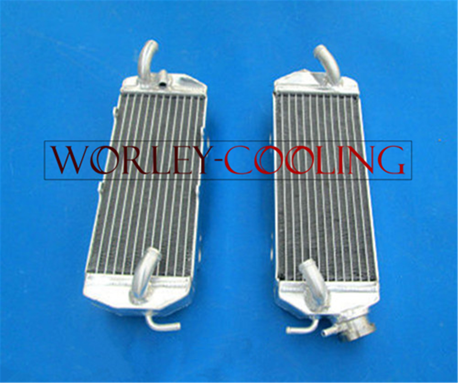 NJ-Aluminum Radiator for KTM 250 400 450 520 525 MXC EXC 2000 2001 2002 ...