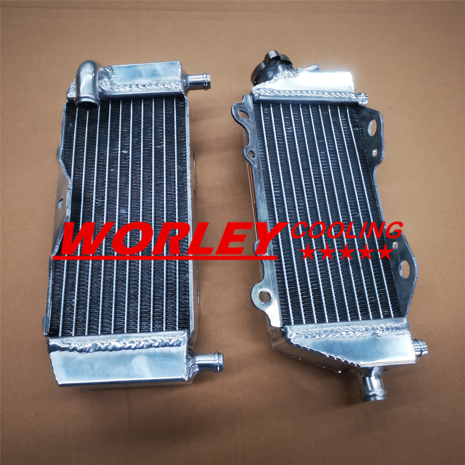 CA-Aluminum radiator for Kawasaki KX 250 kx250 2-stroke 2003 2004 03 04 ...