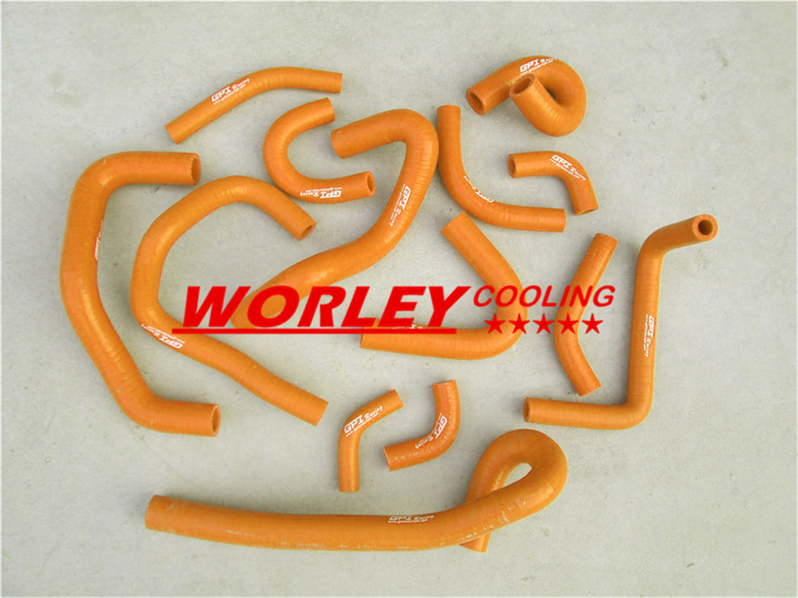 silicone heater hose kit for NISSAN skyline R33 R34 GTR RB26DET ORANGE brand new