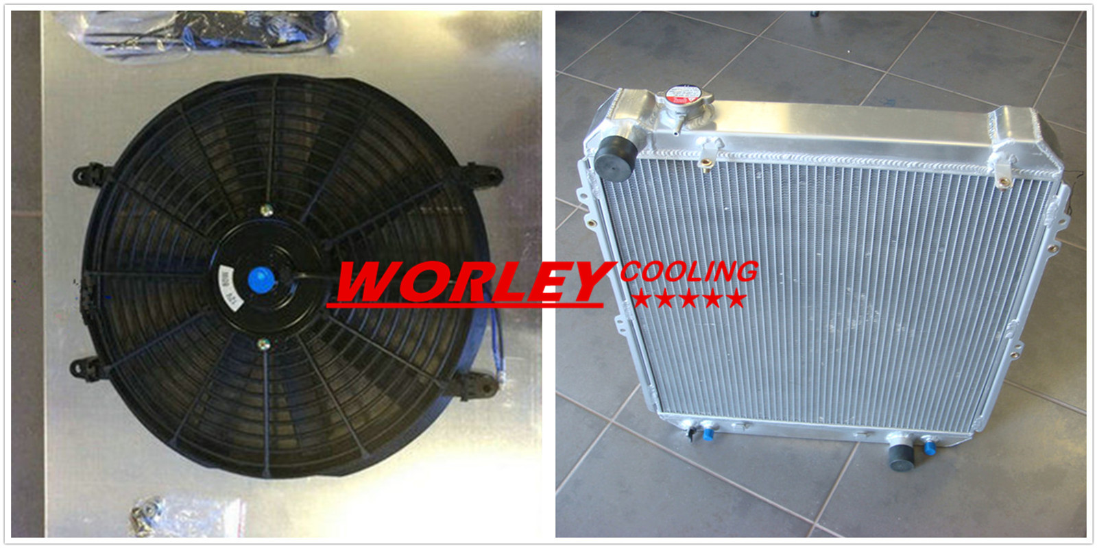 VIC-For Toyota Hilux surf KZN130 1KZ-TE 3.0 TD 1993-1995 Radiator ...