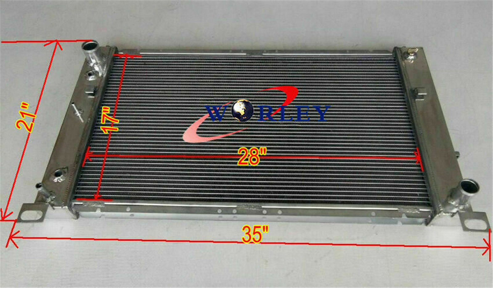 NJ-28" 2Row Aluminium Radiator For 2002-2012 Chevrolet Avalanche 5.3L ...