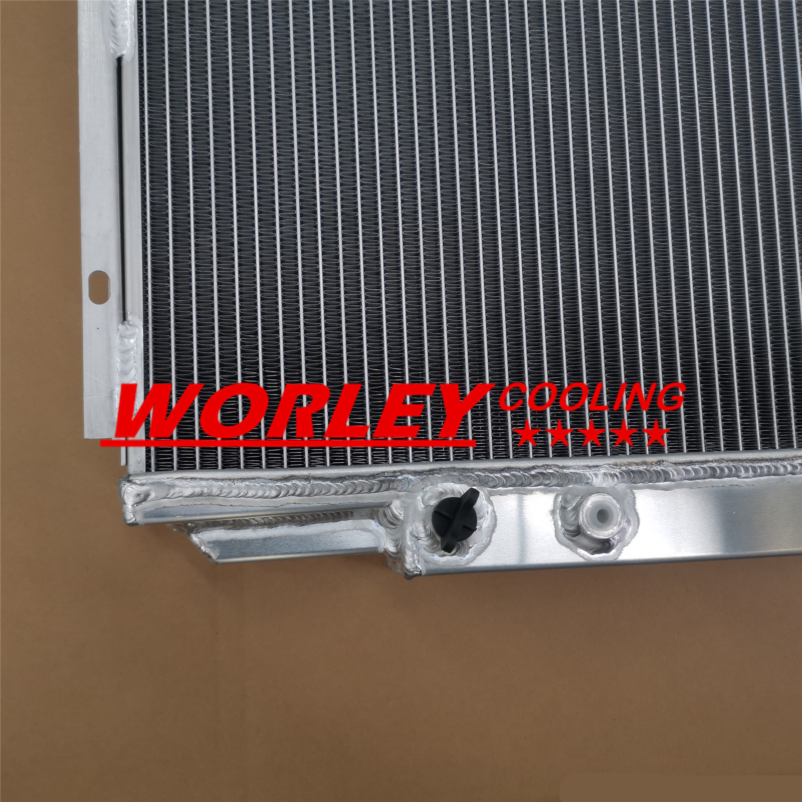 NJ-3Row 24" Aluminum Radiator For 68-69 Ford Mustang Shelby GT-350 V8 5 ...