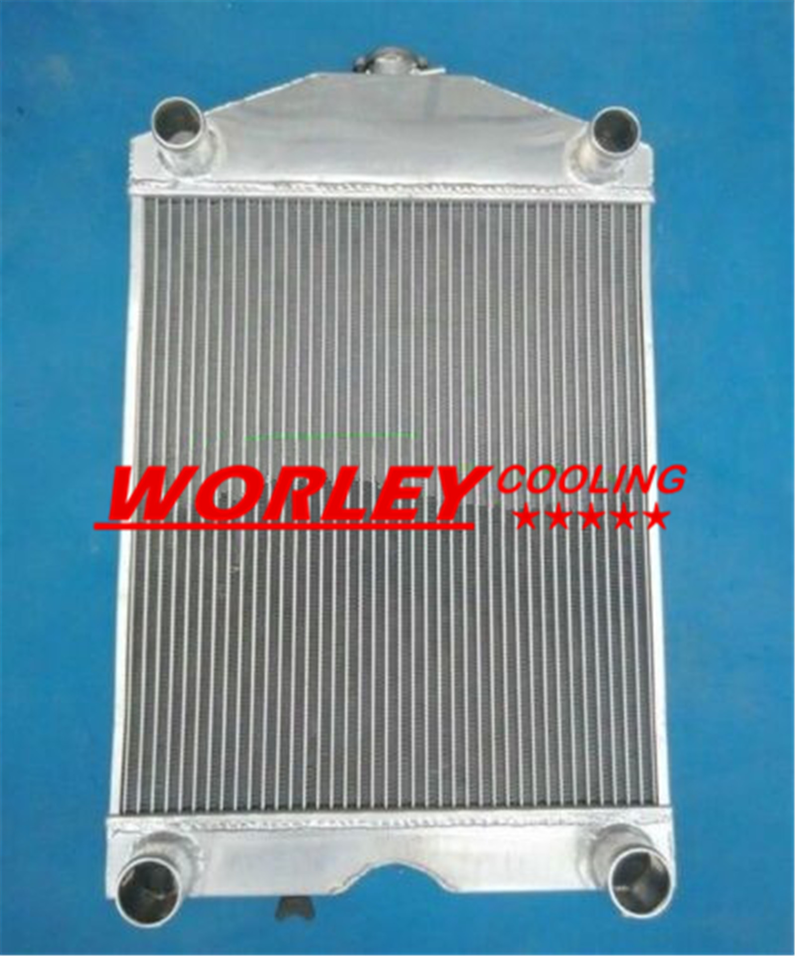 2 Row Aluminum Radiator for Ford 2N 8N 9N tractor w/flathead V8 engine ...