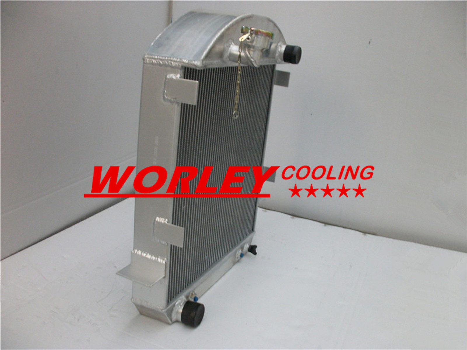 VIC-3 ROW Aluminum Radiator & FAN For 1924-1927 Ford Model T-Bucket ...