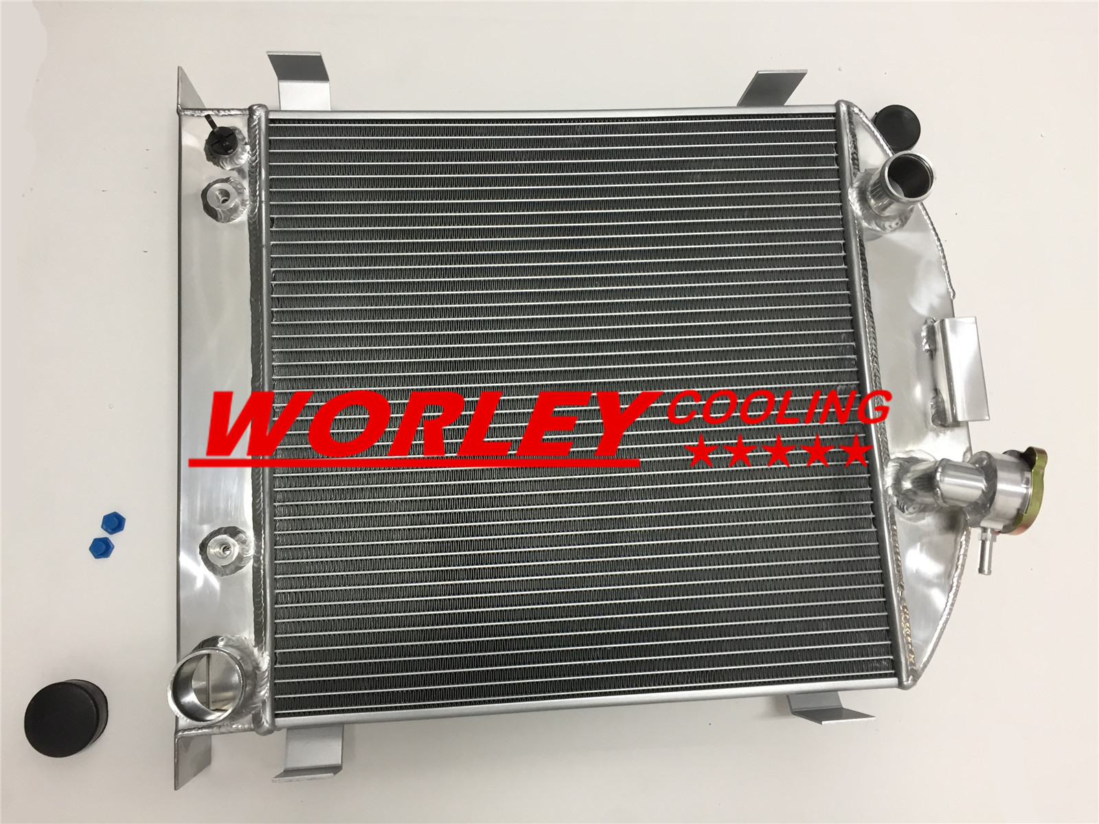 Aluminum Radiator Ford 1932 Hi-Boy Chevy Engine Hotrod 3Row Overall ...