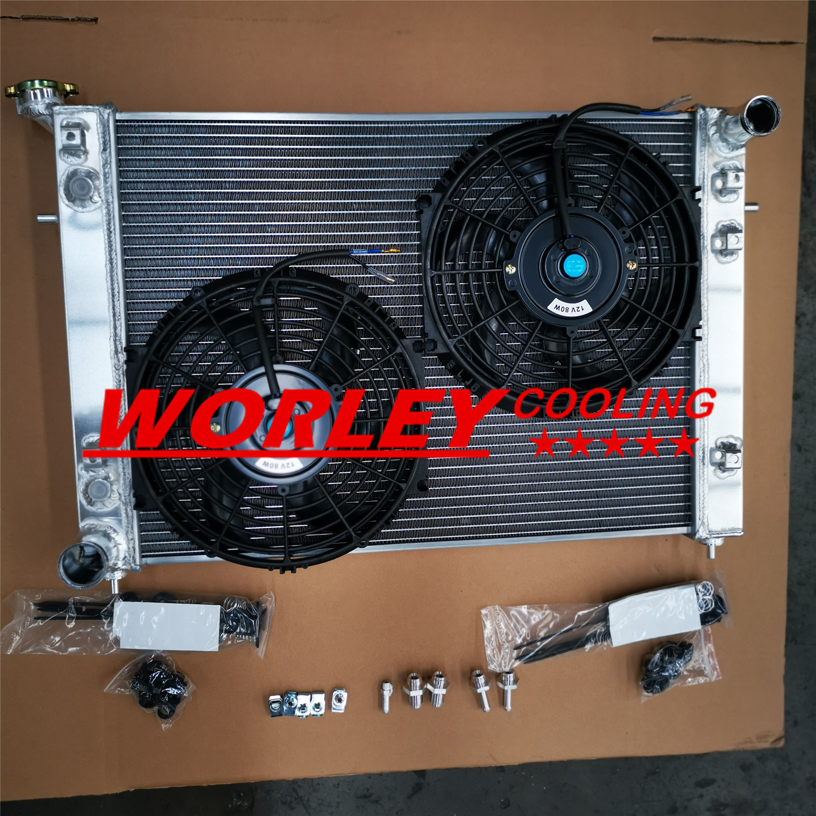 QLD-44mm ALUMINUM RADIATOR for Holden Commodore VN VG VP VR VS V6 3.8L ...