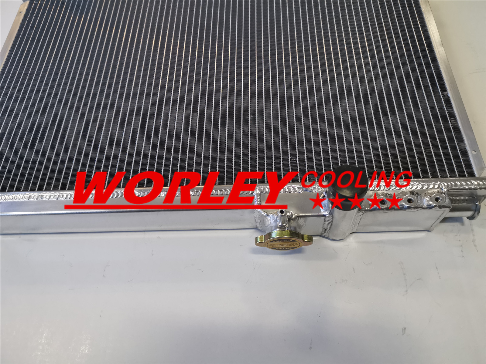 NJ-ALUMINUM RADIATOR for TOYOTA SUPRA MK3 JZA70 1JZ-GTE TWIN-TURBO 2.5L ...