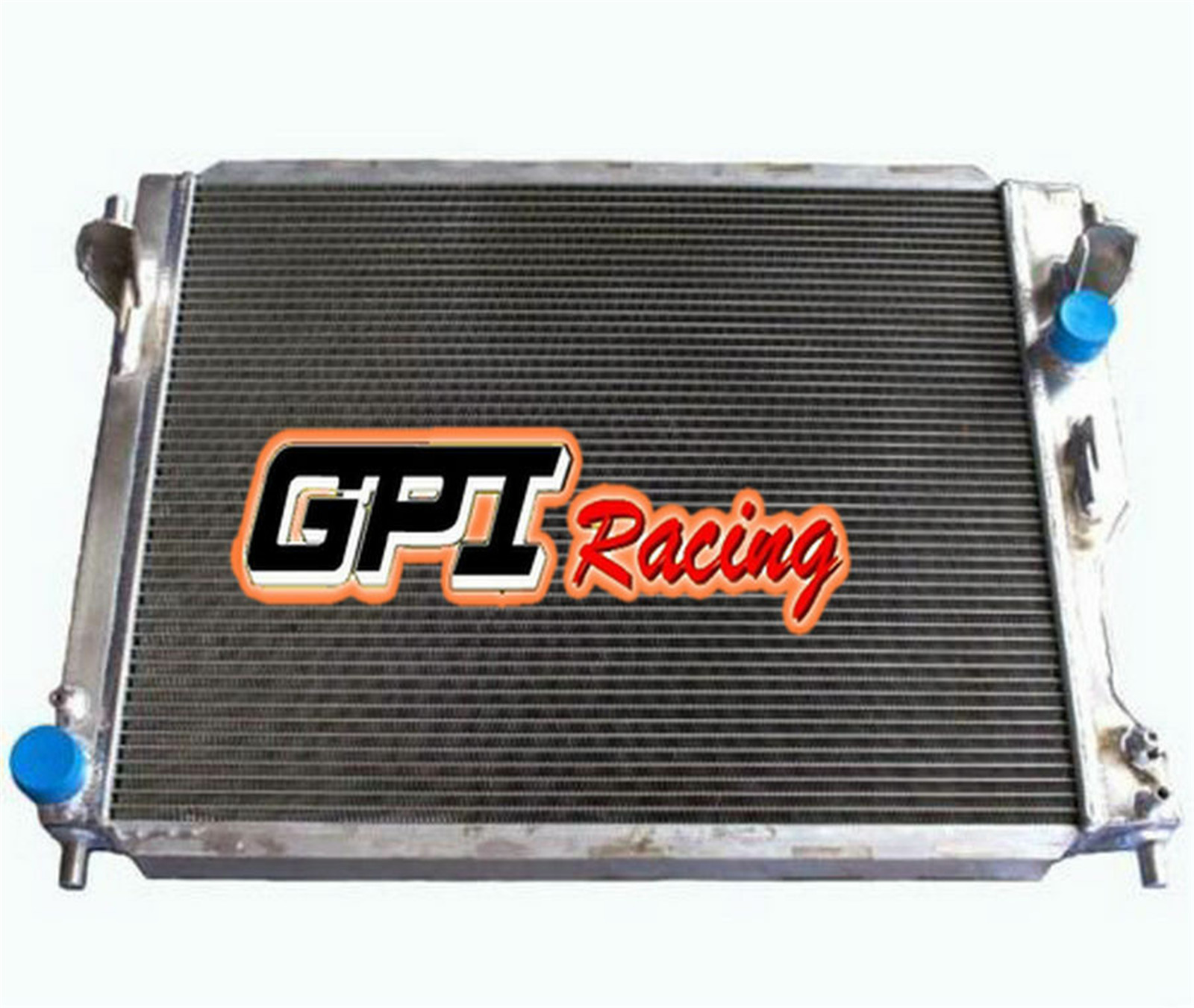 NJ-2ROW aluminum radiator for Ford Mustang V6/V8 3.7L 4.0L 4.6L 5.0L ...