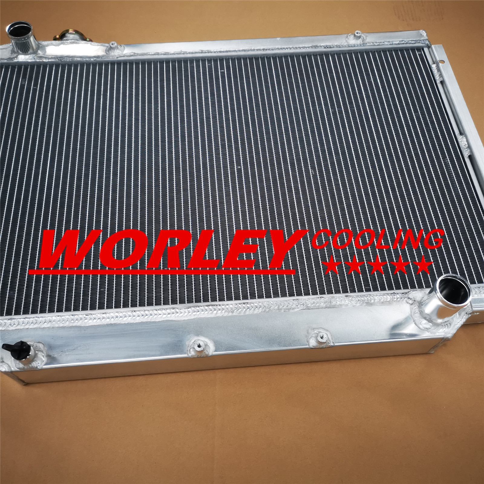 QLD-ALUMINUM RADIATOR FOR 80 Series Landcruiser 1HZ Diesel & 1HDT Turbo ...