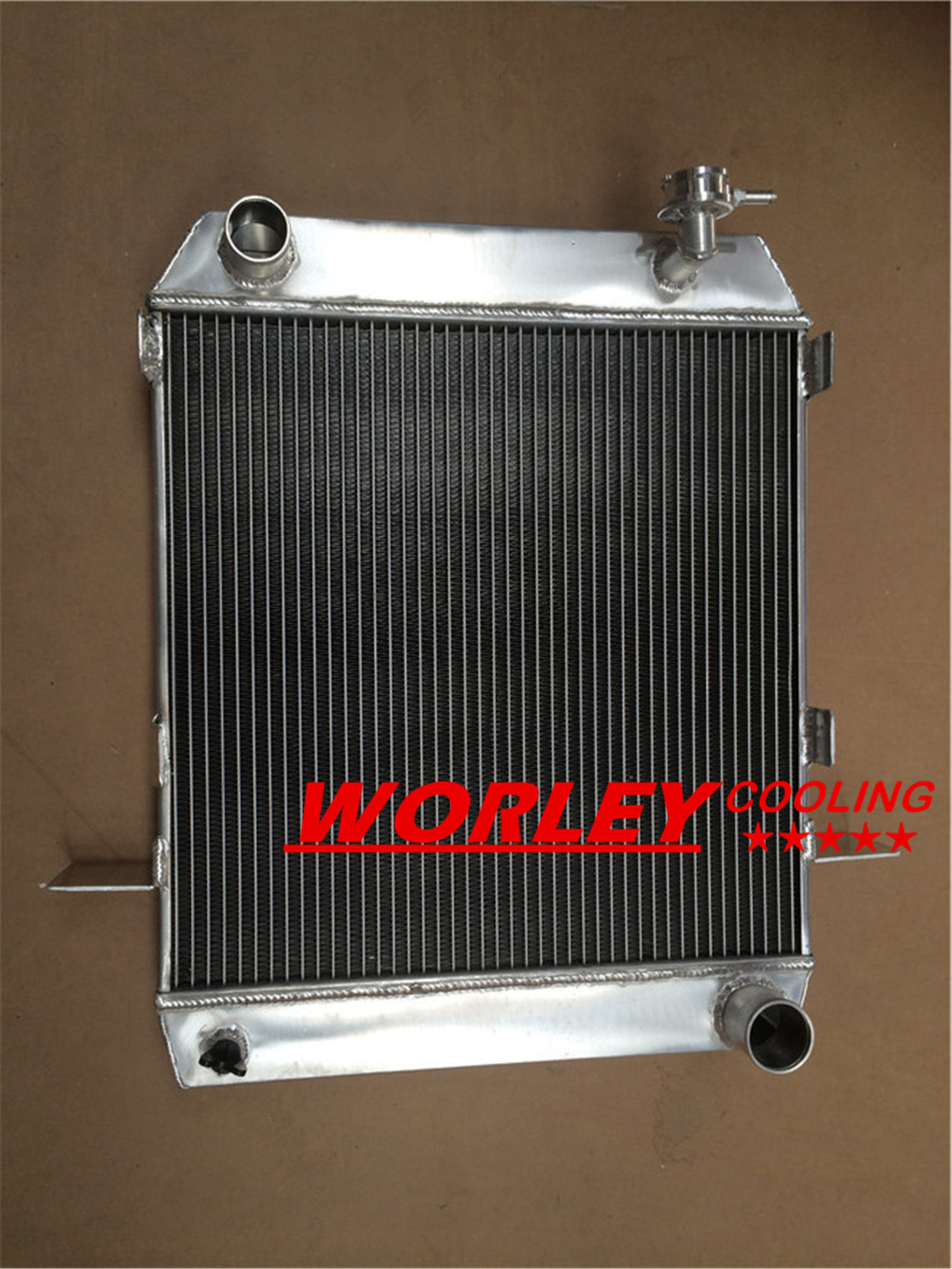VIC-Aluminum Radiator for Ford Model T Bucket Chevy 350 1924-1927 3 Row ...
