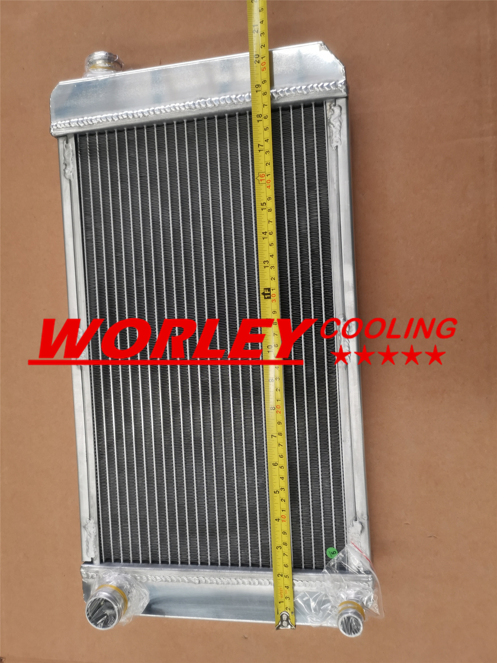 CA-2ROW Aluminum Radiator & FAN for MG Midget 1500 MT 1974-1980 75 76 ...