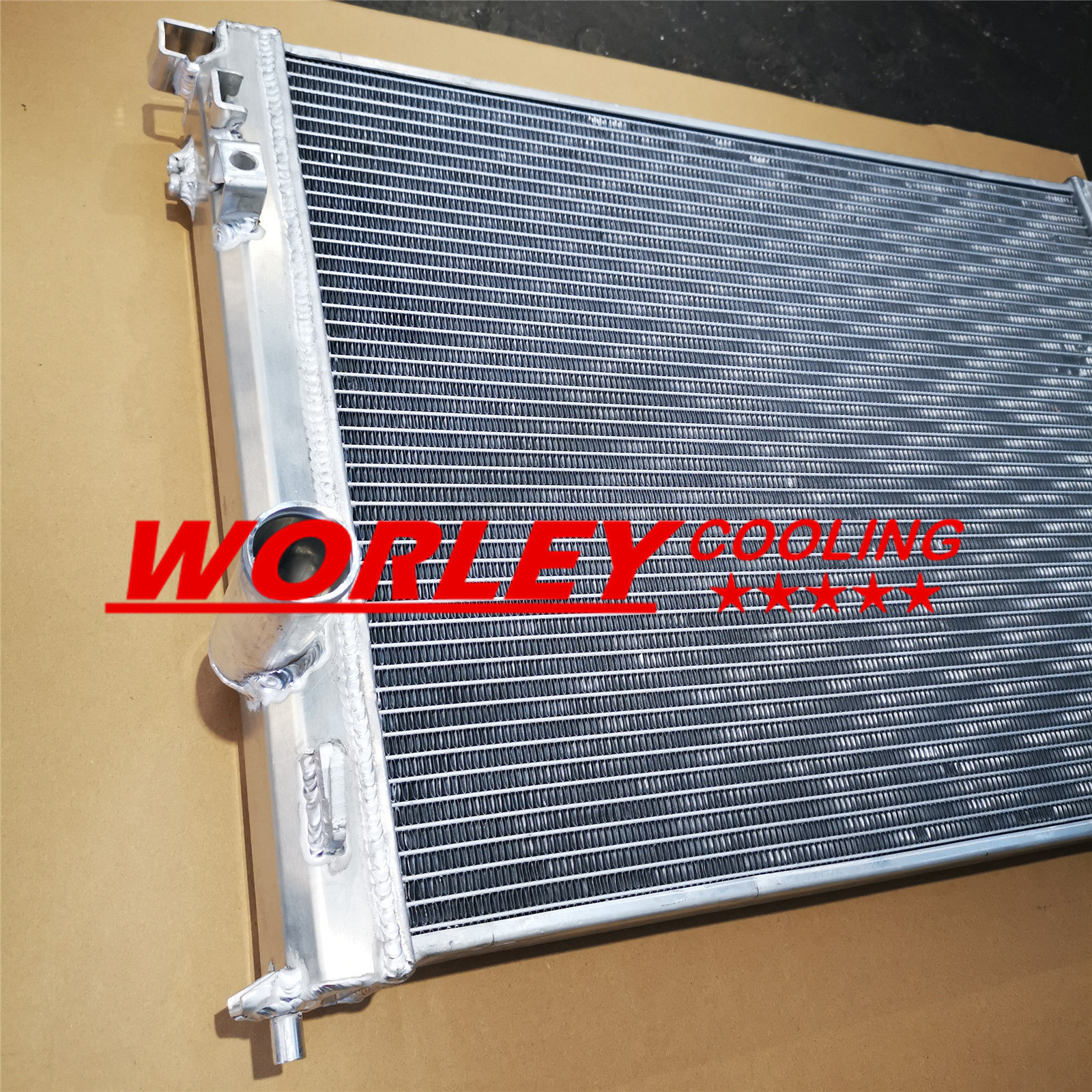 Aluminum Radiator FOR 2015+ Dodge Challenger SRT Hellcat 6.2L V8 S/C ...