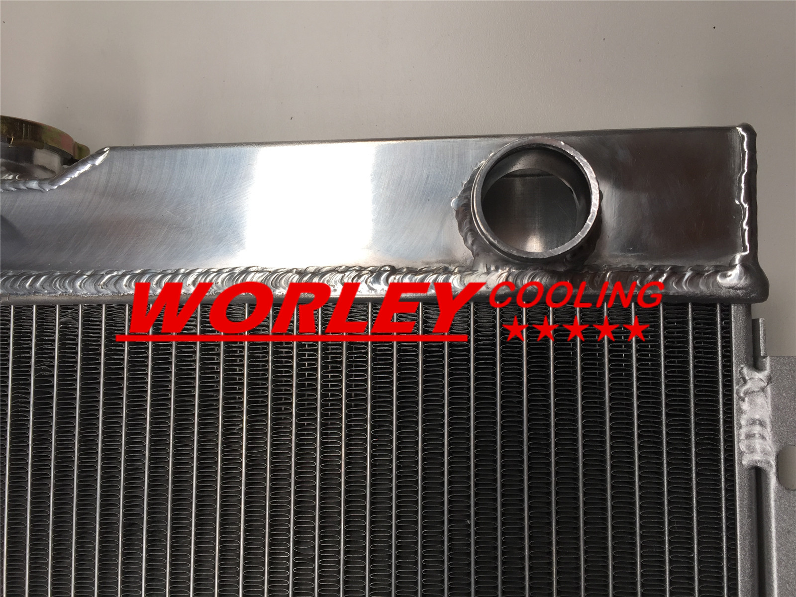 CA-3 Row Aluminium Radiator 1967-1970 Ford Mustang RANCHERO Big Block ...