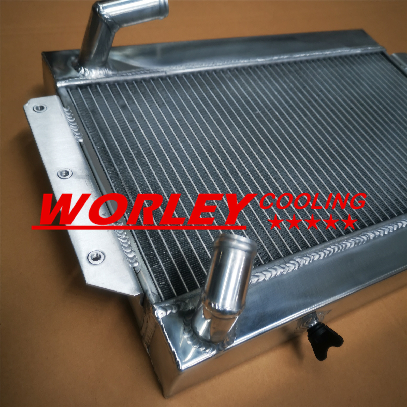NJ-2 ROW 40MM ALUMINUM RADIATOR FOR MGB GT/ROADSTER TOP-FILL 1968-1975 ...