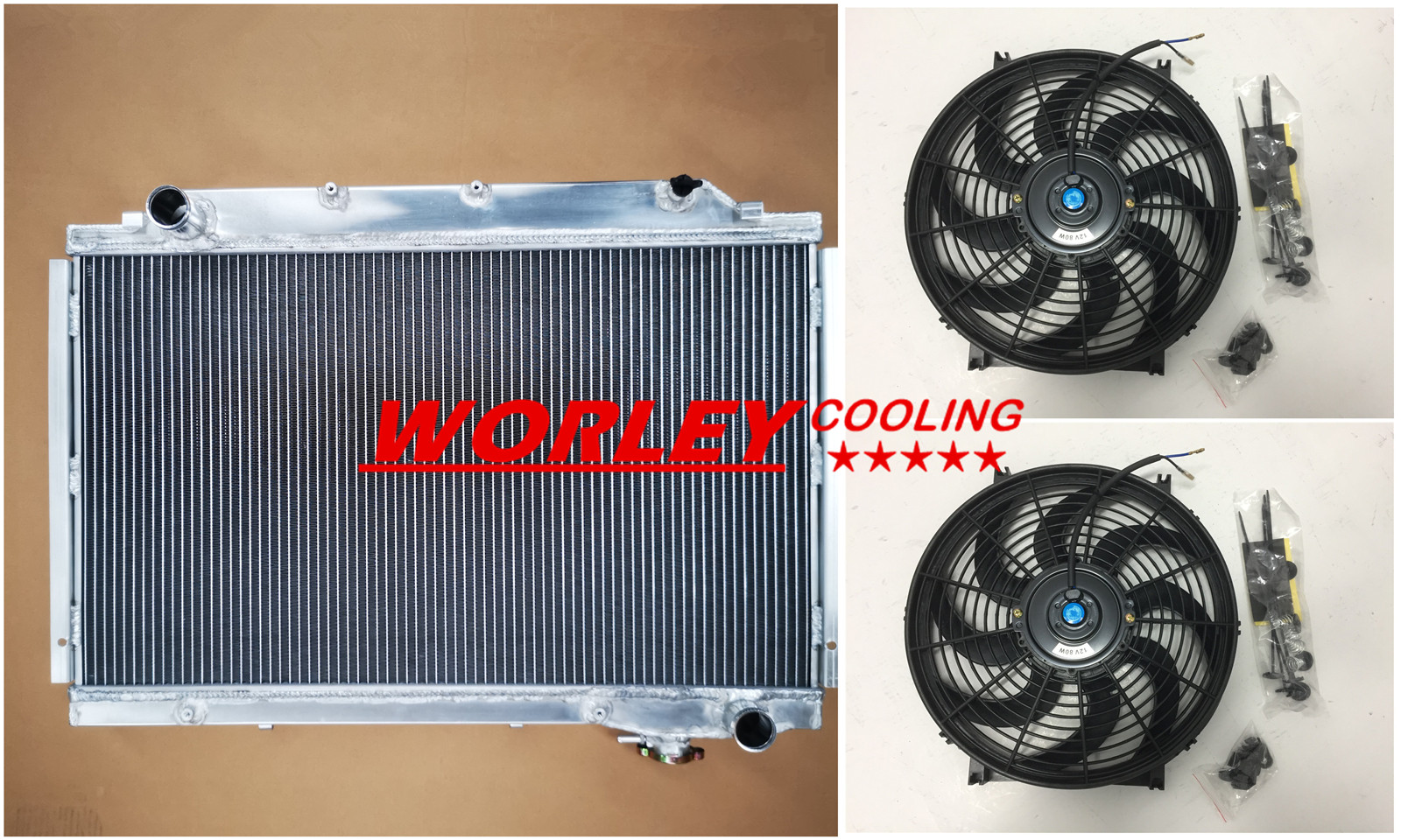 NSW-3row Radiator for 80 Series Landcruiser 1HZ Diesel & 1HDT Turbo 90 ...