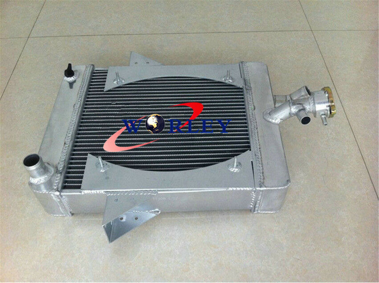 CA-Aluminum Radiator & FAN For Triumph GT6 MT 3Core 1966-1973 66 67 68 ...