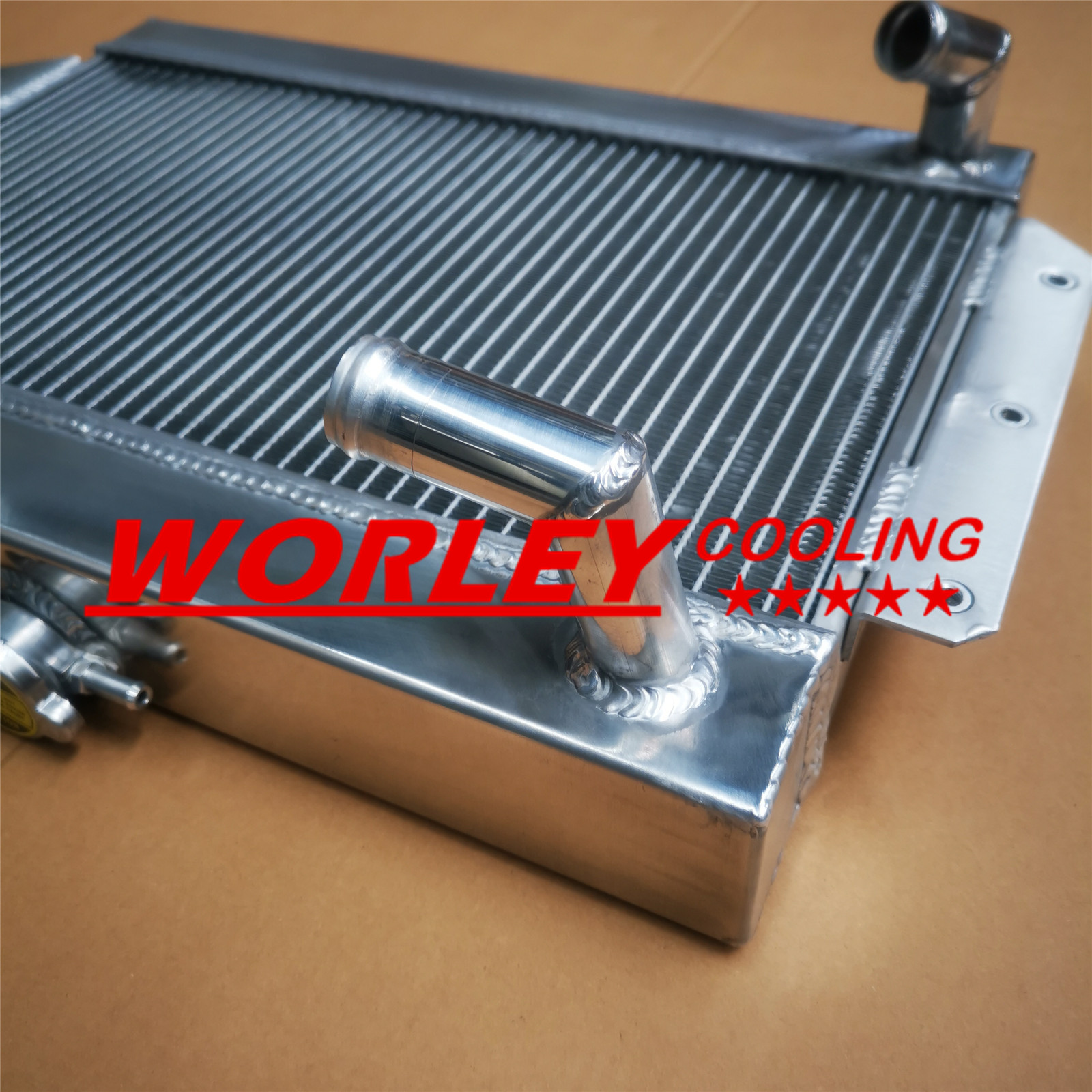 2 ROW ALUMINUM RADIATOR FOR MGB GT/ROADSTER TOP-FILL 1968-1975 69 70 71 ...