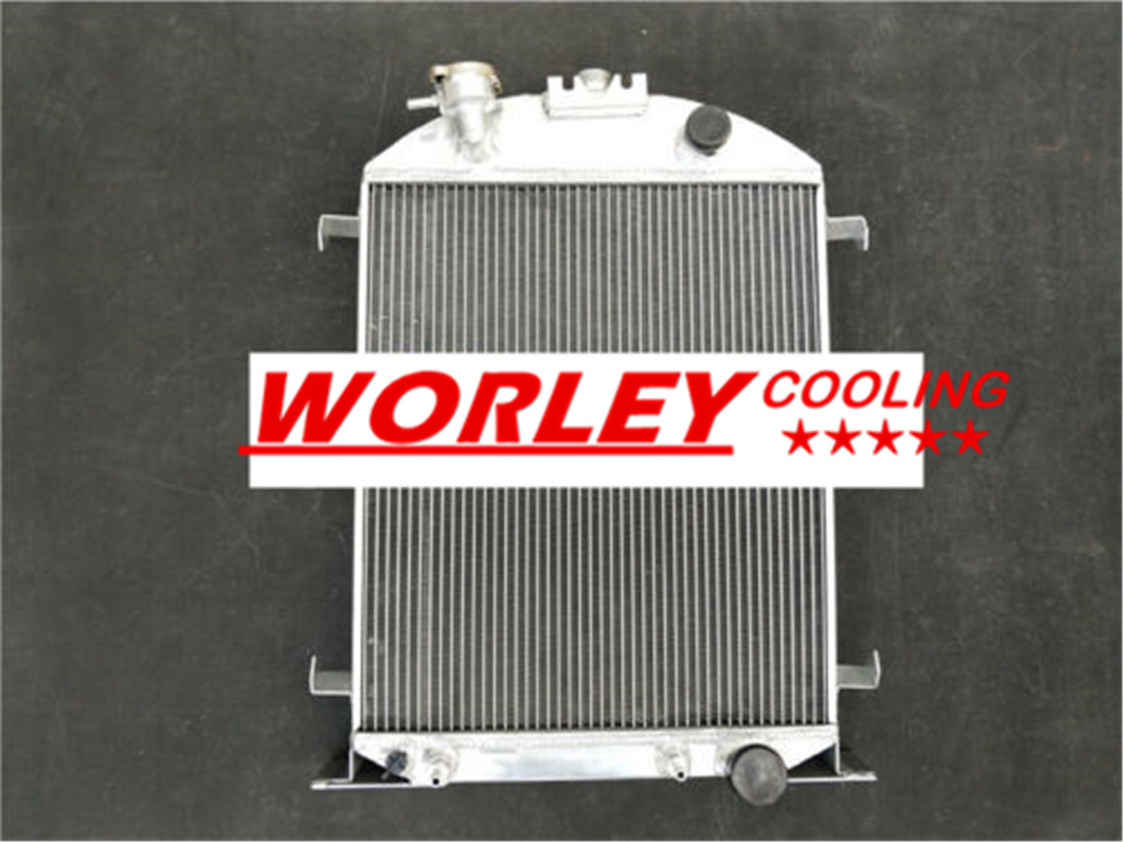 NJ-Aluminum Radiator for Ford CAR W/CHEVY 350 V8 1930 1931;Shell 1932 ...