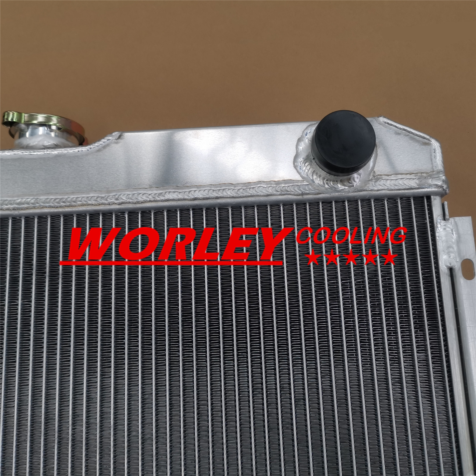 3Row 24" Aluminum Radiator For 1968 1969 Ford Mustang Shelby GT-350 V8 ...