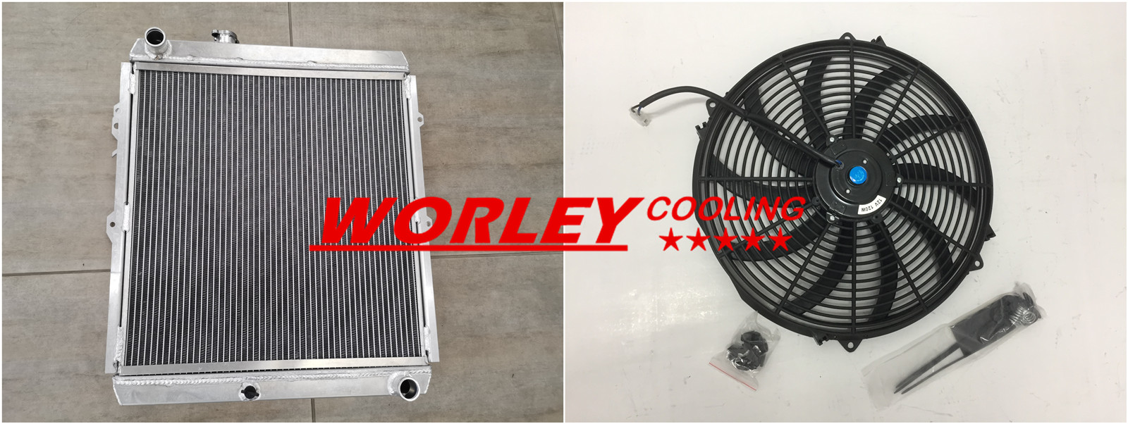 CA-4row Alloy radiator for Hilux KZN165 LN147 LN167 1KZ-TE 3.0L Engine ...