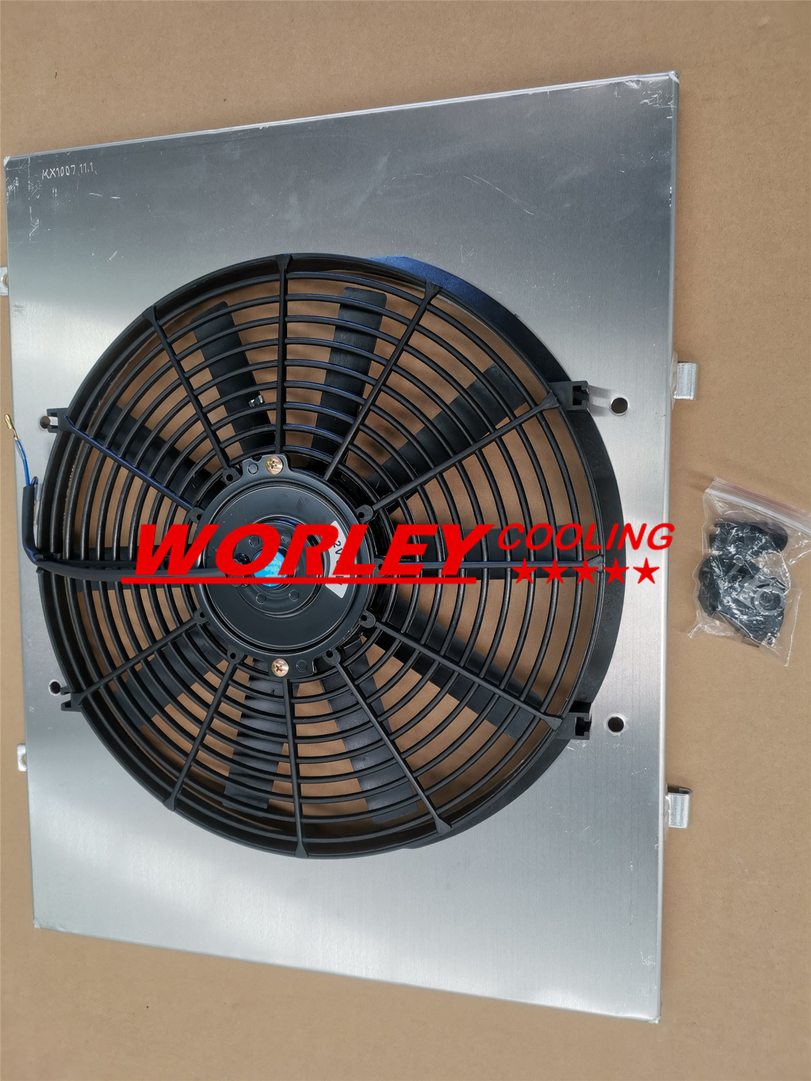 VIC-Aluminum shroud + fan for HOLDEN COMMODORE VB VC VH VK V8 1979-1986 ...