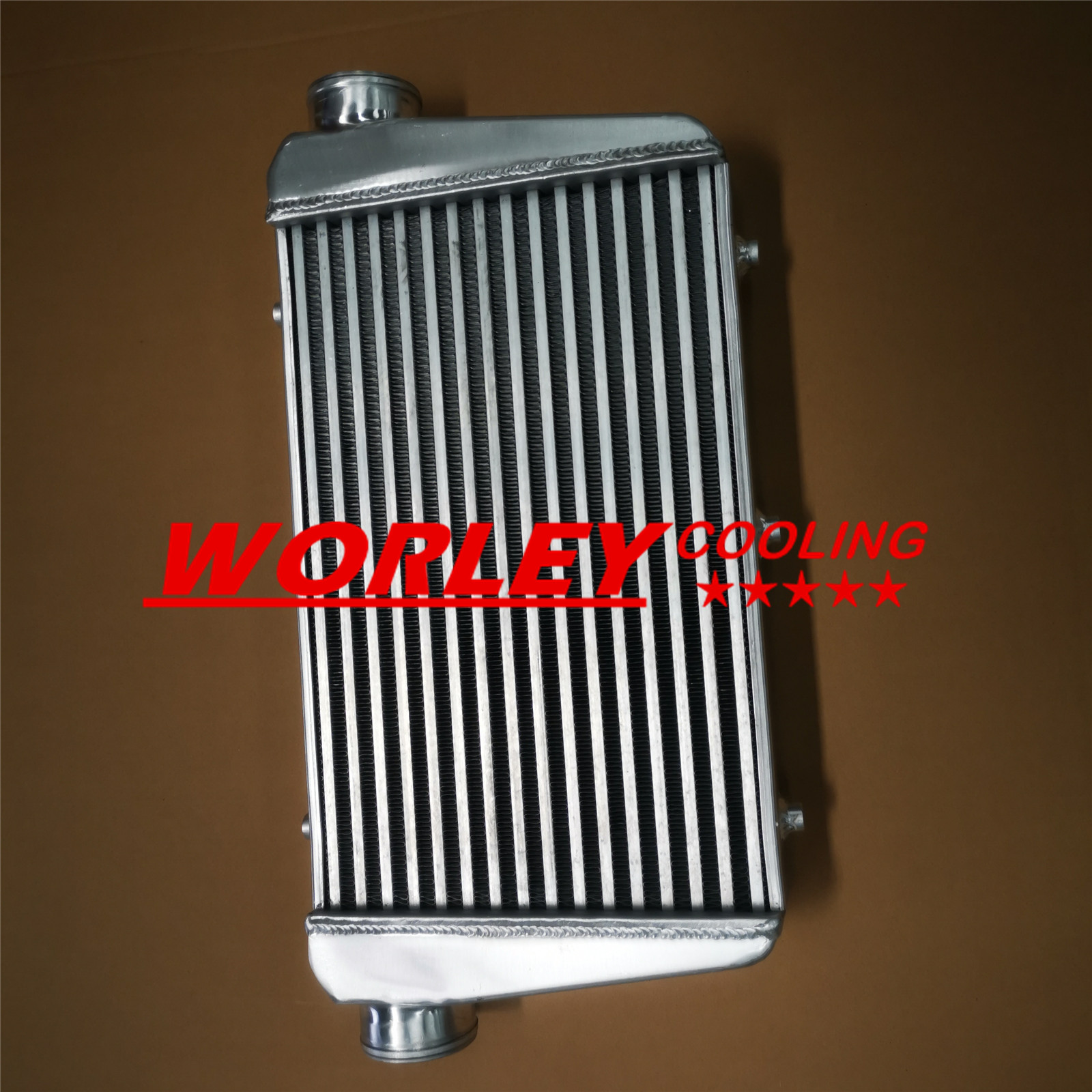 Front Mount Aluminum Intercooler 450X300X50mm 3" Inlet Outlet tube & fin style