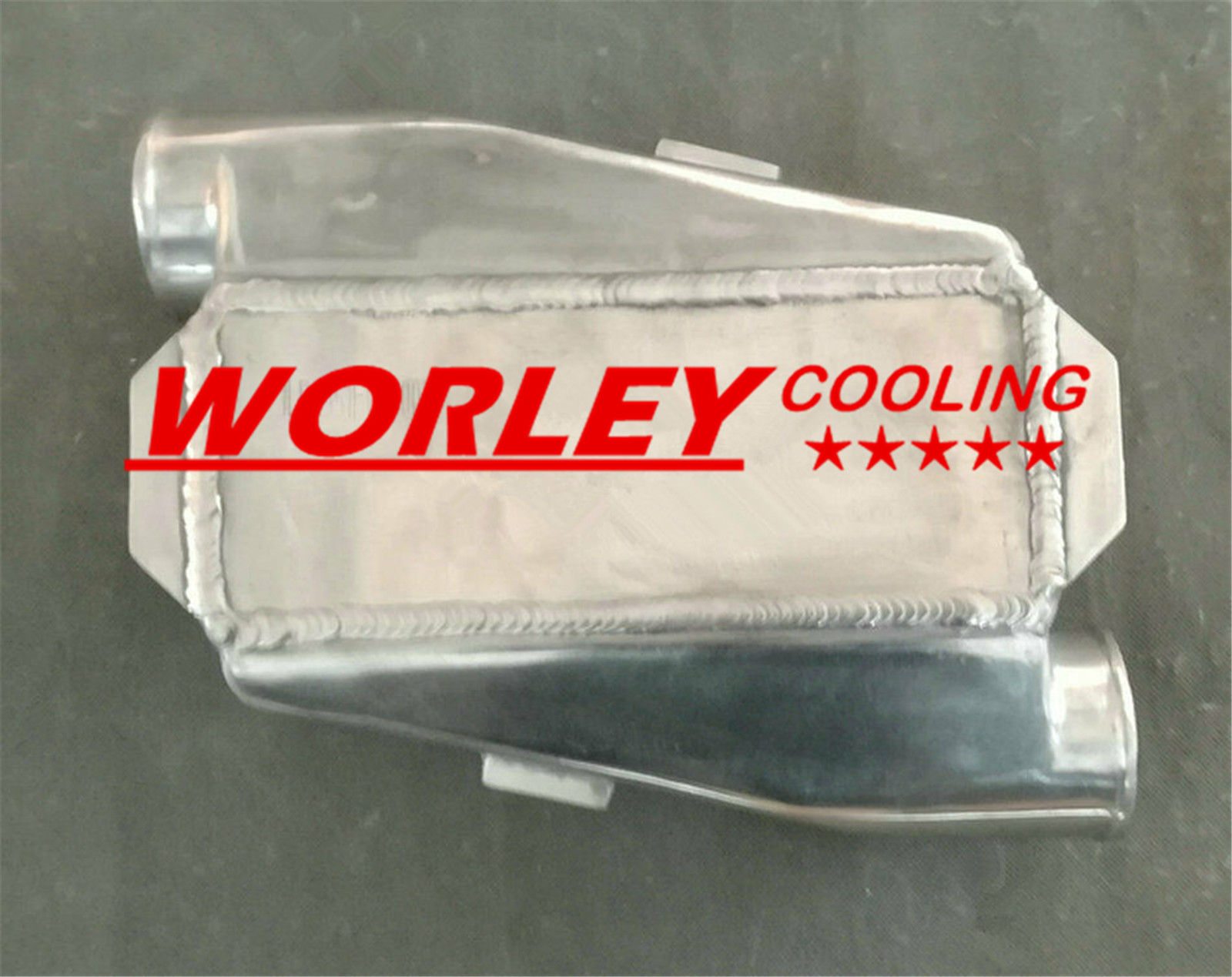 CA-Aluminium Air Water Liquid Intercooler Chargecooler 180° Inlet ...