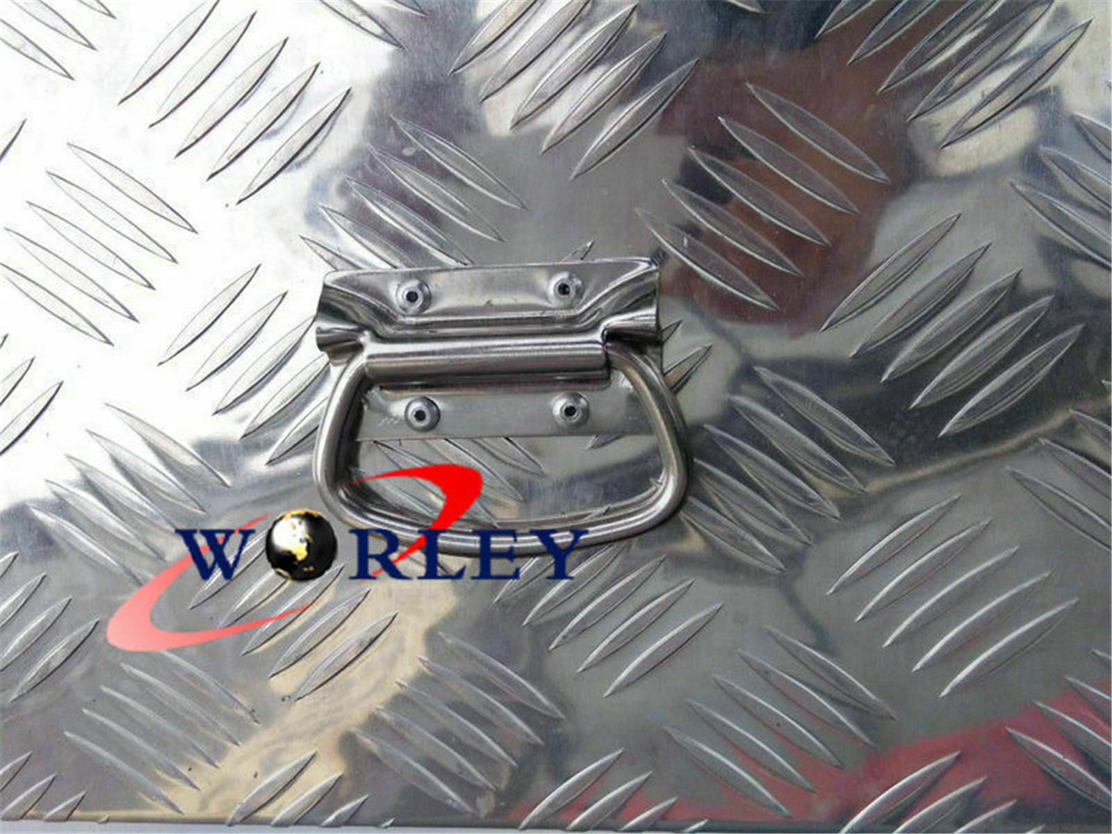 CA-23"x11"x10" SLIVER ALUMINUM PICKUP TRUCK TRUNK TOOL BOX TRAILER ...